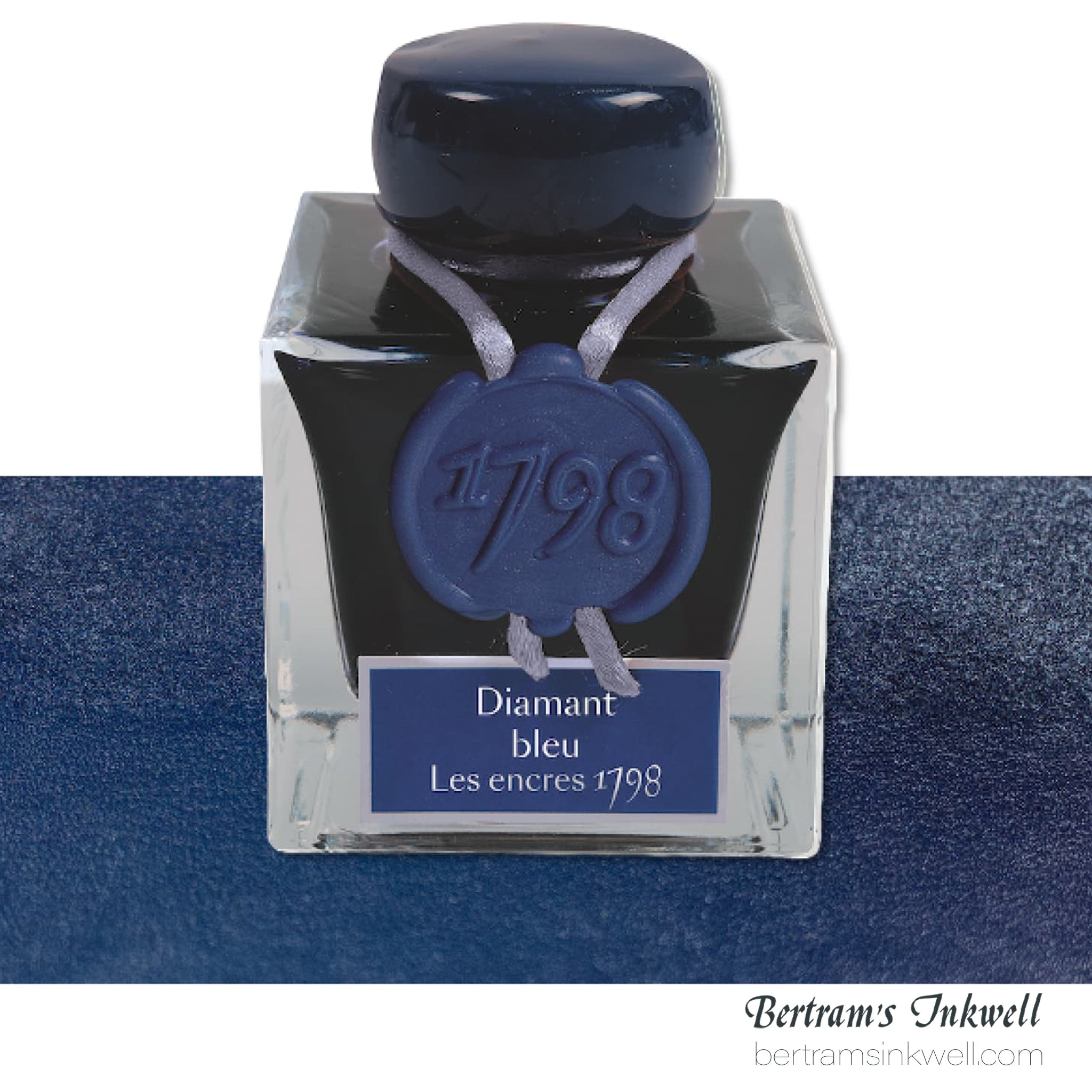 J. Herbin 1670 Anniversary Diamant Bleu 50mL Bottled Ink – Bertram's ...