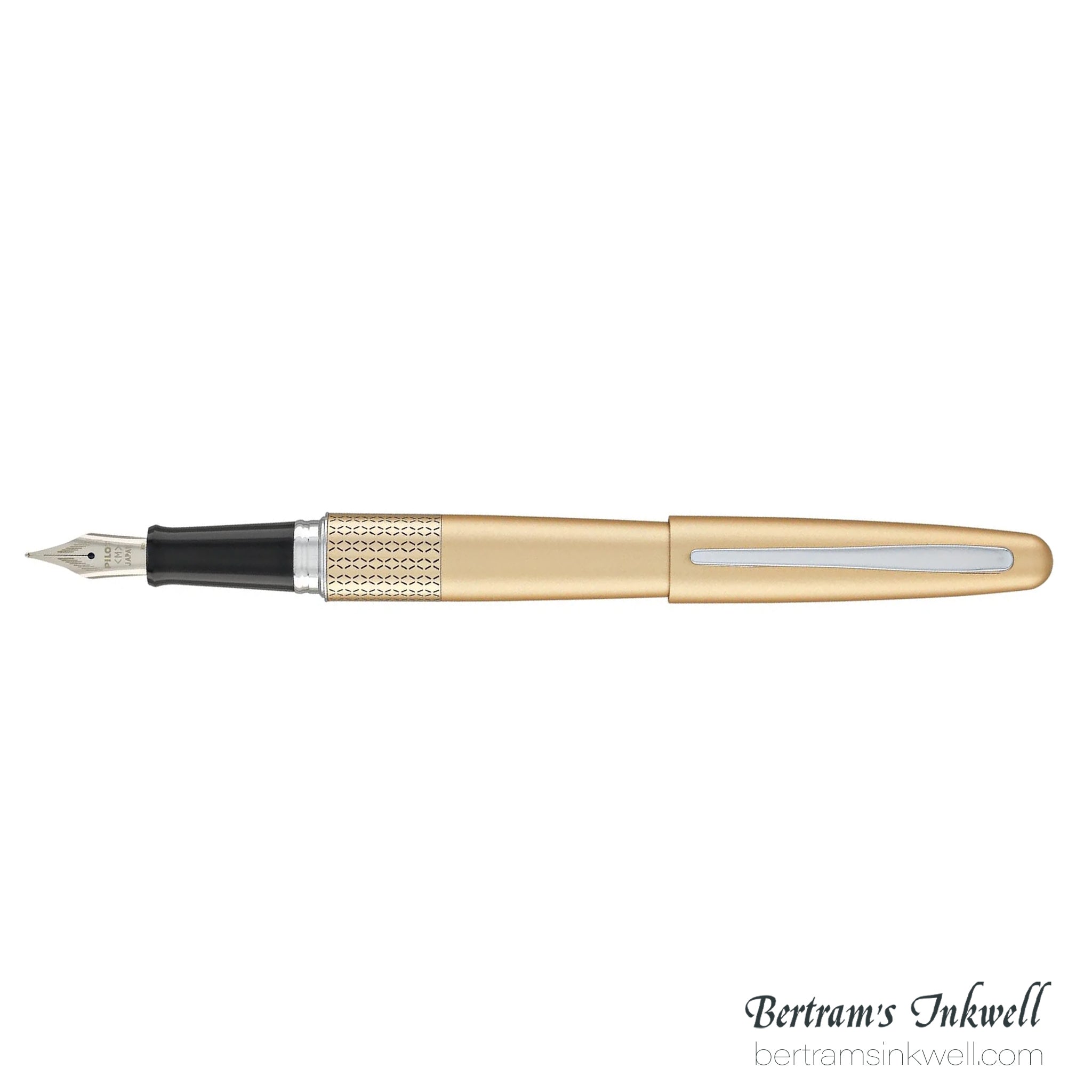Pilot Metropolitan Gold with Zig Zag Pattern Fountain Pen – Bertram's ...