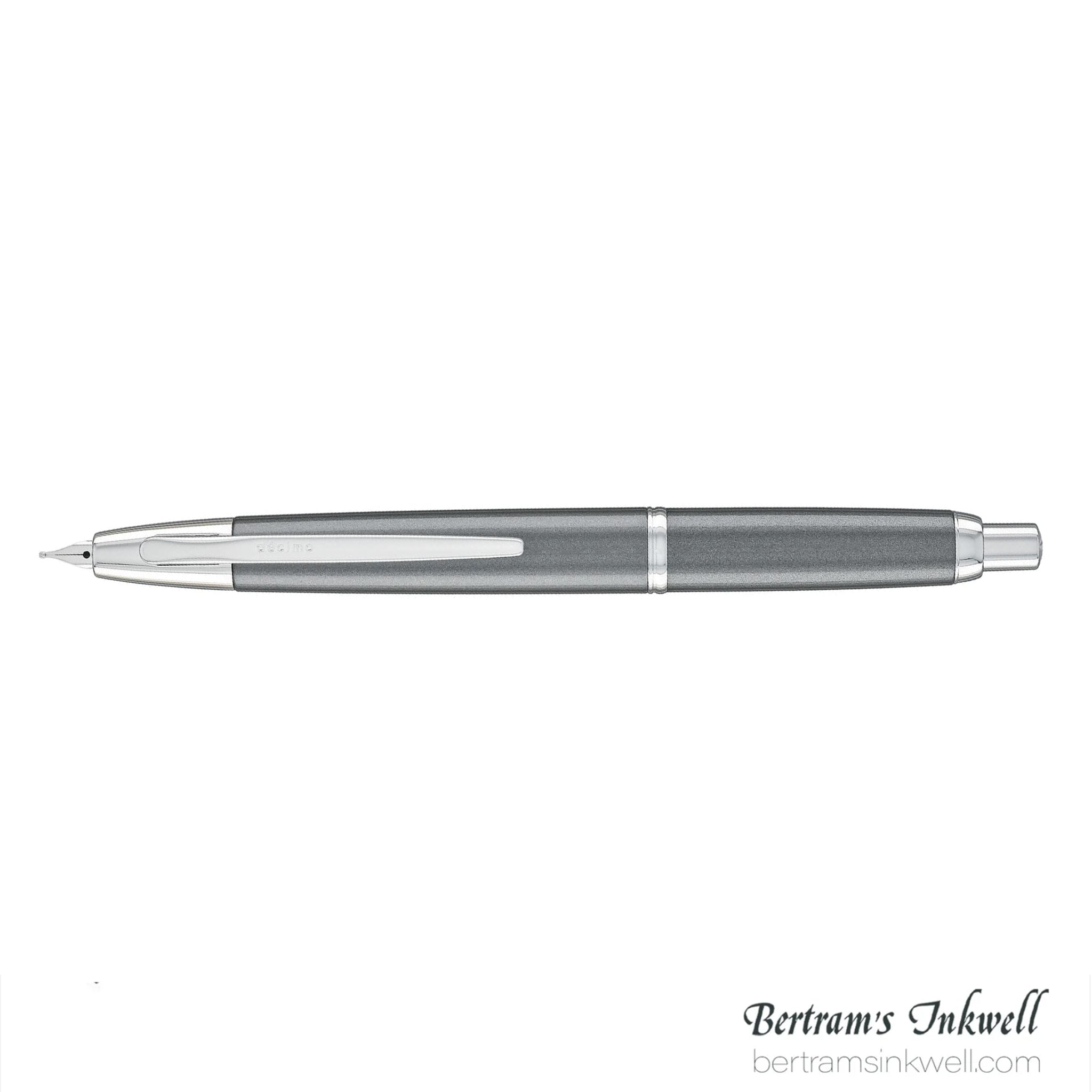 Pilot Vanishing Point Decimo Dark Grey Fountain Pen – Bertram's Inkwell